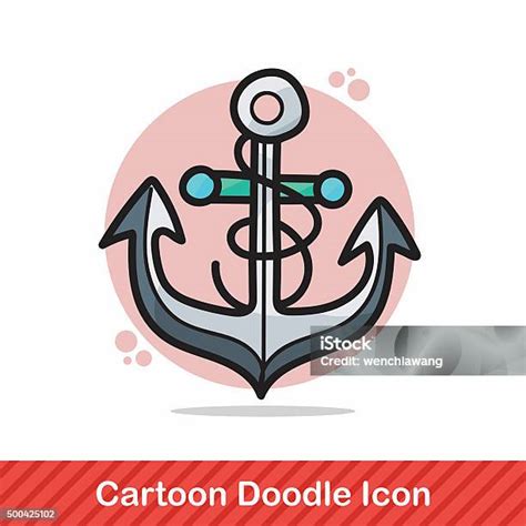 Anchor 백색과 낙서 그리기에 대한 스톡 벡터 아트 및 기타 이미지 그리기 낙서 드로잉 단일 객체 Istock