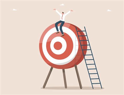 Premium Vector Man Sitting On Top Of The Dart Board