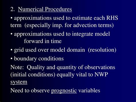PPT What Is A Numerical Weather Prediction Model PowerPoint Presentation ID