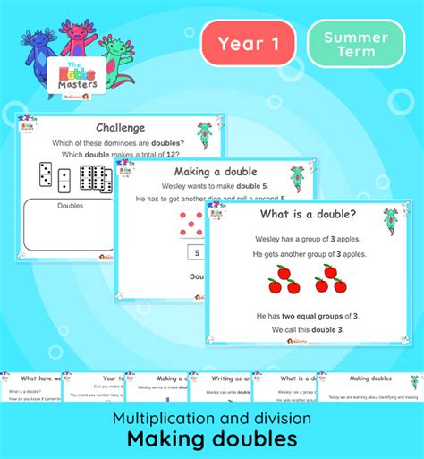 Year 1 Making Doubles Lesson Presentation Year 1 Multiplication And Division Resources