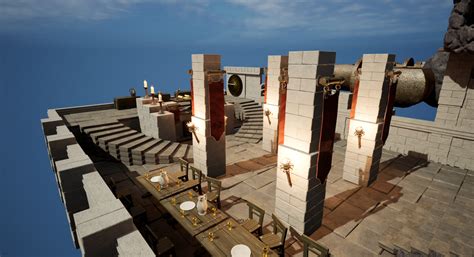 125 Piece Dungeon Modular Kitbash Blender And Unreal Engine 5 Superhive Formerly Blender Market