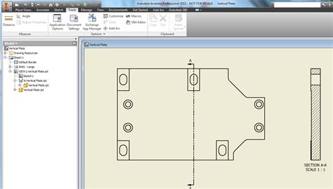 Inventor Exact Positioning Of Section Line In The Idw Source View For Section View