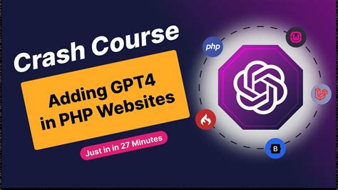 Openai Api Crash Course For Beginners Use Gpt 4 Model In Php Projects Codeigniter Laravel