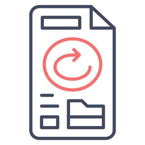 File Backup Generic Color Outline Icon