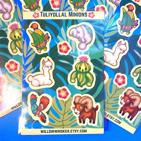 Tuliyollal Ffxiv Minion 4 X 6 Kiss Cut Sticker Sheet Etsy