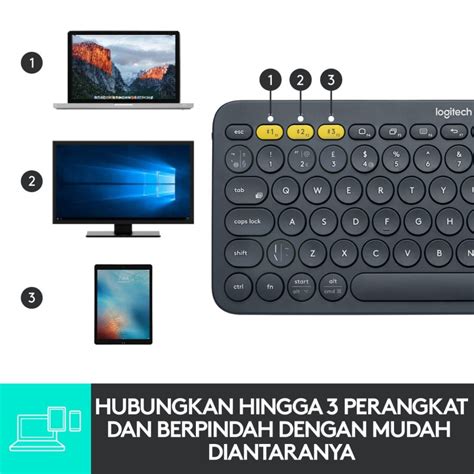 Jual Keyboard Logitech K380 Bluetooth Multi Device Shopee Indonesia