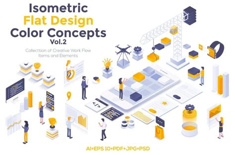 15 Free Isometric Technology Illustrations Ai Graphic Cloud