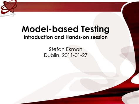 Softtest Ireland Model Based Testing January 27th 2011 Ppt