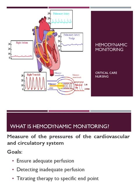 Hemodynamic Monitoring Pdf Hemodynamics Blood Pressure