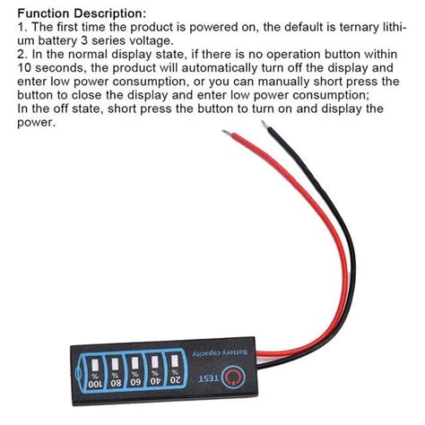 Bms 1s 2s 3s 4s 5s 6s 7s Lithium Lifepo4 Battery Capacity Test Power Level Indicator Led Light