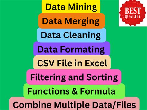 Clean Organize And Merge Excel Or Csv Data Upwork