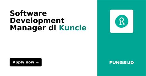 Software Development Manager Di Kuncie Fungsiid