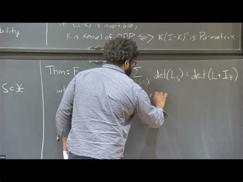 Free Video An Introduction To Determinantal Point Processes John C Urschel From Institute For