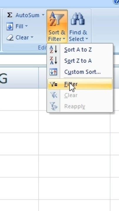 ms excel tutorial telugu filter use of filters in excel shorts exceltips viral shorts yt videos