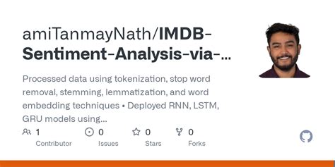 Github Amitanmaynathimdb Sentiment Analysis Via Sequential Dl Techniques Processed Data