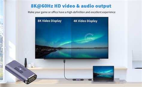 Amazon Com Poyiccot USB C Female To Female Adapter USB C Coupler W Power Delivery Gbps