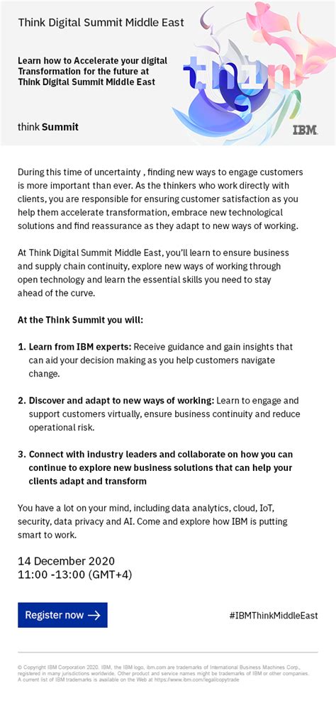 IBM Think Digital Summit On Behance IBM Think Digital Summit On Behance