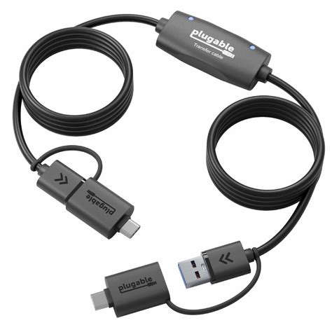 Plugable Usb Data Transfer Cable Pc To Usbc Tran Pc Canada