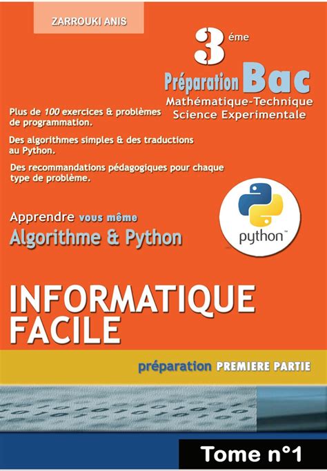 Le Tome1 Informatique Facile 3ème Informatique Facile Facebook