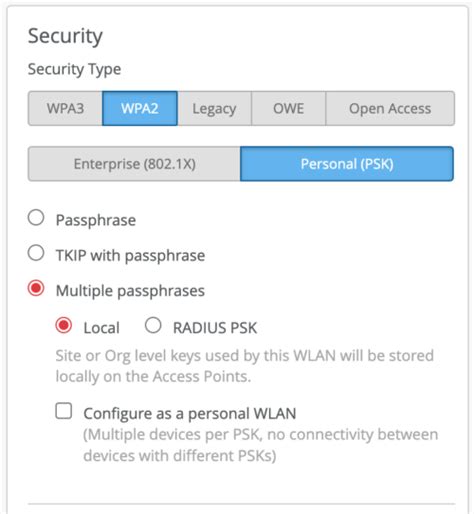 Multi Psk Mist Iot Assurance Mist