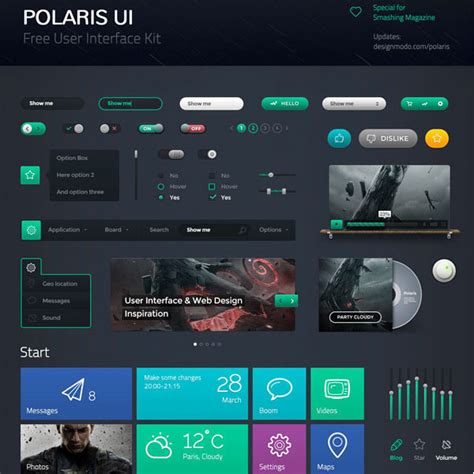 Free Flat UI Kits EWebDesign