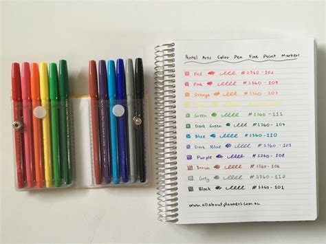 Favorite Pens For Writing Headings In My Planner All About Planners Favorite Pens For Writing Headings In My Planner All About Planners