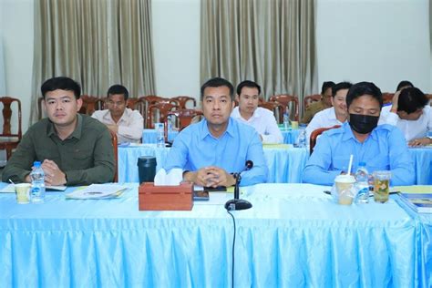 រដ្ឋបាលខេត្តកណ្តាល បើកកិច្ចប្រជុំបូកសរុបលទ្ធផលការងារប្រចាំខែមេសា