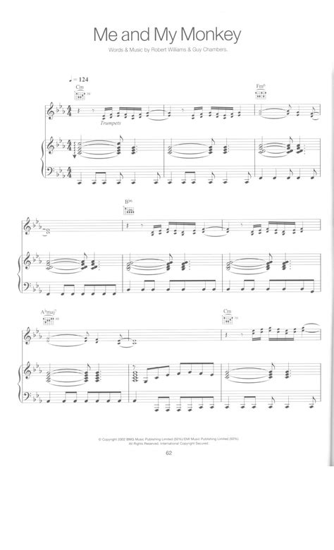 Robbie Williams Me And My Monkey Sheet Music Pdf Free Score Download ★