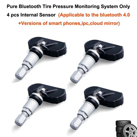 Intelligent Pure Bluetooth Tire Pressure Monitoring System Pcs Internal Sensor In Tire Pressure
