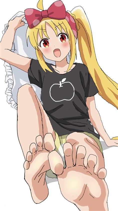 Riokasen Ijichi Nijika Bocchi The Rock Highres 1girl Barefoot