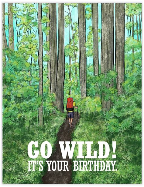 Happy Birthday Hiker Friend Happy Birthday Man Happy Birthday