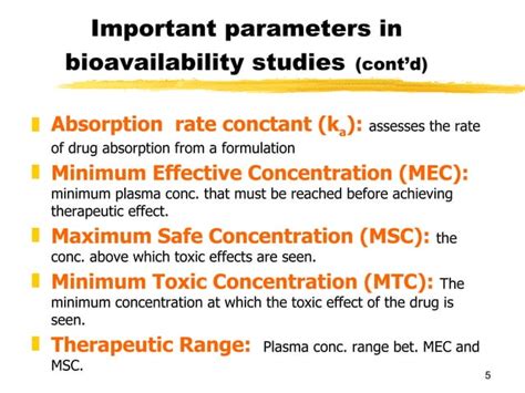 Bioavailability Studies Lecture7 Ppt