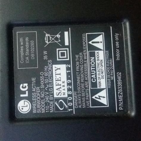 Lg Wireless Active Subwoofer Hobbies Toys Music Media Musical Instruments On Carousell