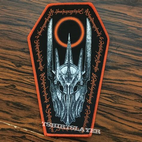 Lord Of The Rings Sauron Woven Patch Tshirtslayer Tshirt And