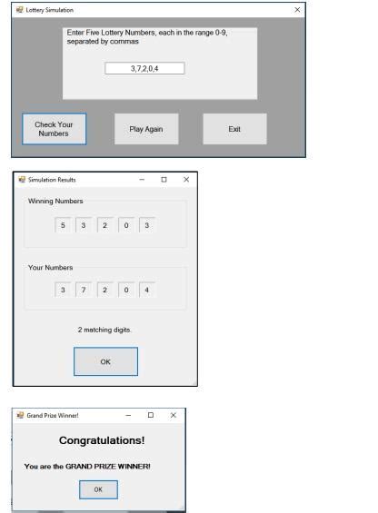 Solved Using VB Programming The Application Should Have An Chegg
