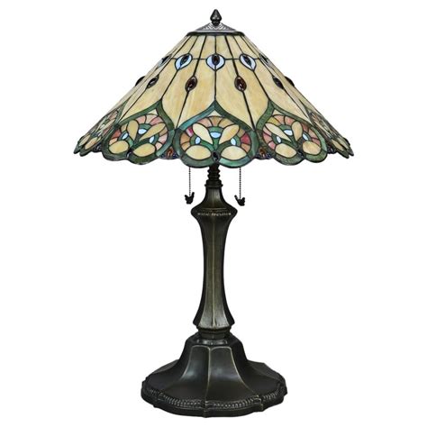 Arts And Crafts Tiffany Style Leaded Stained Glass Table Lamp 20th C At