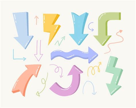 Premium Vector Arrow Labels Vector Set