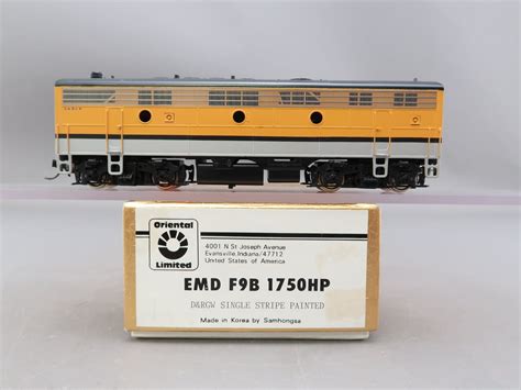 Ho Brass Model Oriental Dandrgw Emd F9 F9b Stripe Fp 1989 Run