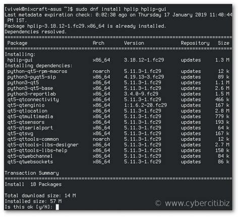 How To Install Networked HP Printer And Scanner On Fedora Linux NixCraft