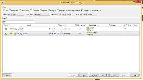 How To Use Gsb File For Transformation Of Dhdn To Etrs In Autocad Map 3d Or Civil 3d