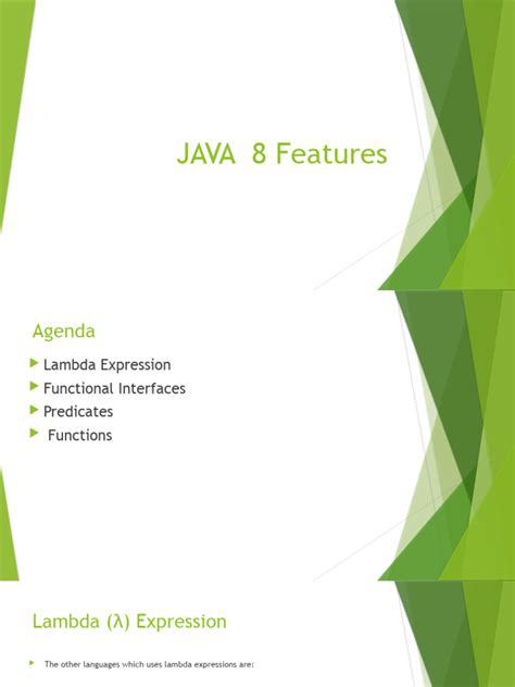 Java 8 Features Pdf