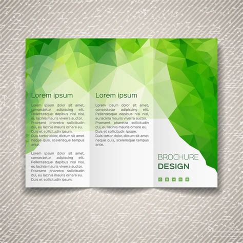 Leaflet Layout Template Stock Vector Image By ©halfpoint 95363662