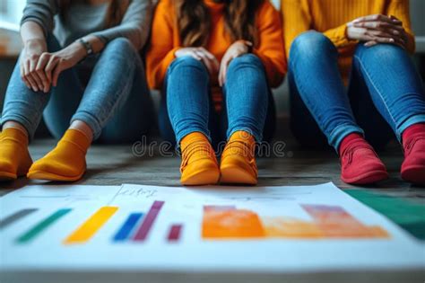 Close Up Of Ui Ux Designers Collaborating On A Website Design Sketch Creat Stock Illustration