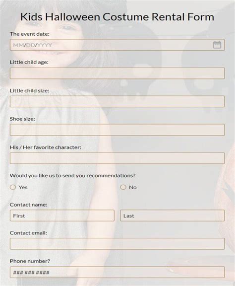 Free Tent Rental Request Form Template 123formbuilder
