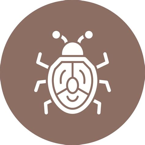 Bug Glyph Circle Icon 16040473 Vector Art At Vecteezy