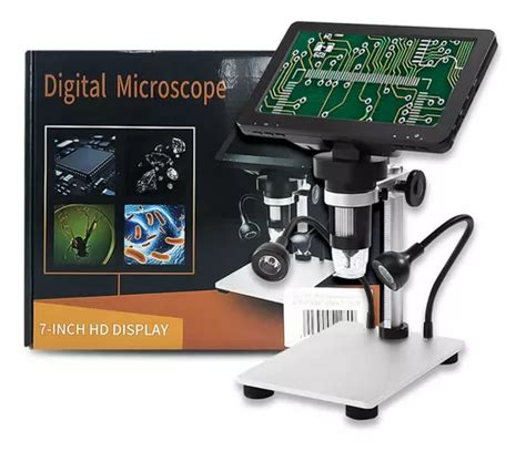 Microscópio Digital Com Tela 7 Polegadas