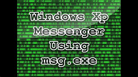 Batch File Cmd Lan Messenger Downloads In Description Youtube