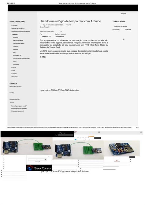 PDF Usando um relógio de tempo real Arduino pdf DOKUMEN TIPS