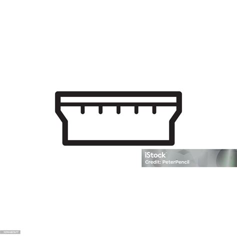 Usb Mini B Cable Connector Pinout Vector Icon Drawing Illustration