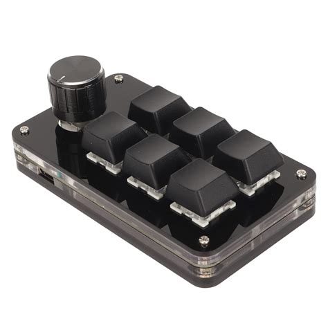Amazon In Buy 167 6 Key Mini Keypad USB Mini 6 Key Mechanical Keypad With Knob RGB Light
